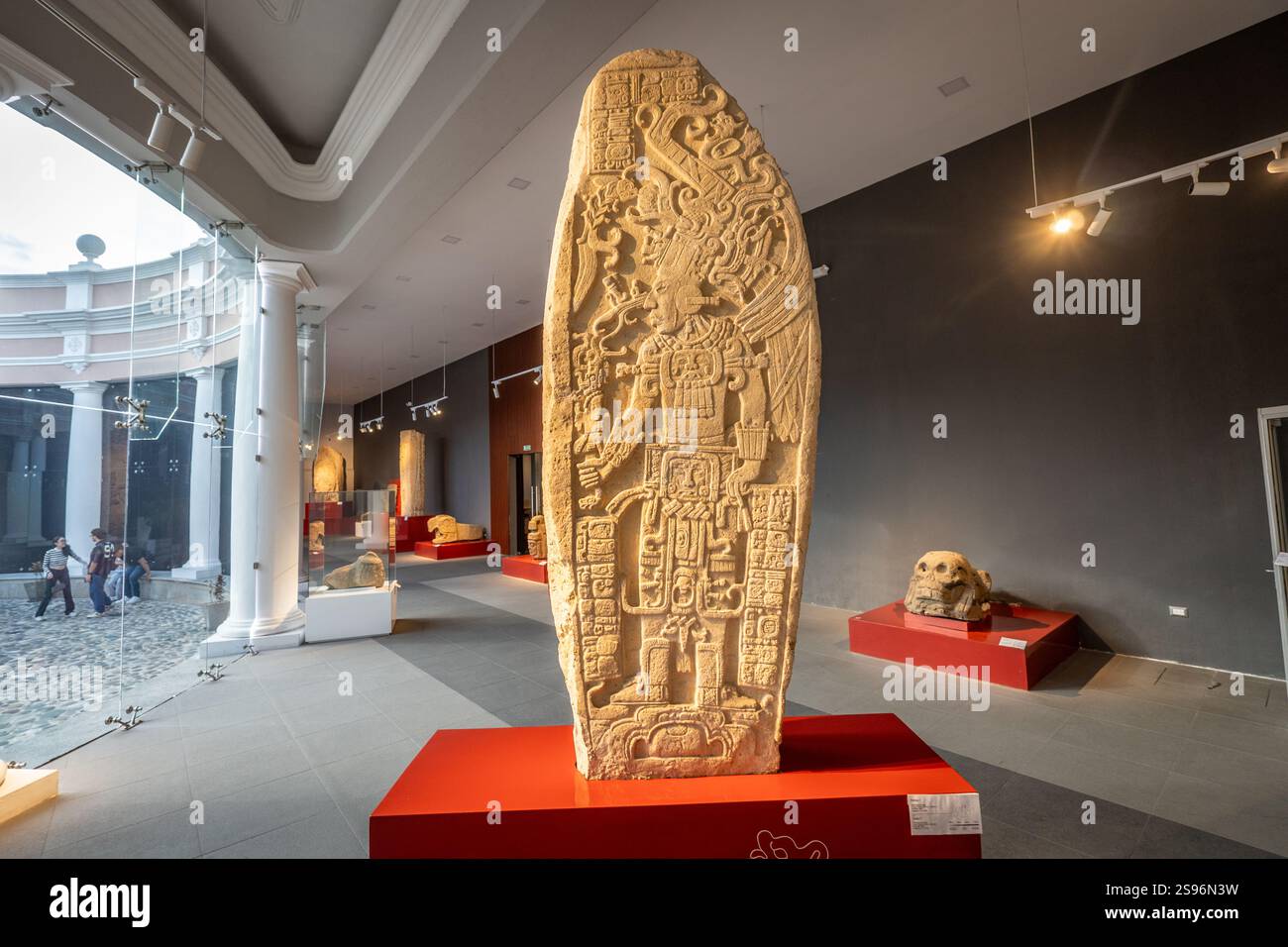 Estela Maya at Nacional Museum of Mayan Art: Archeology and Ethnology ...