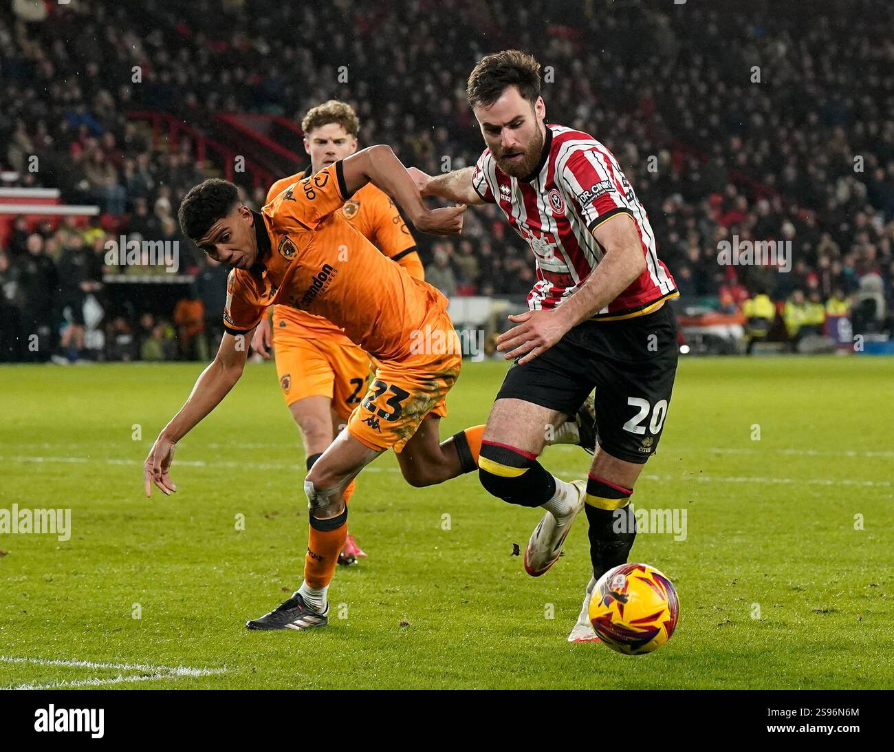 Sheffield, England, 24th January 2025. Ben Brereton Díaz of Sheffield ...