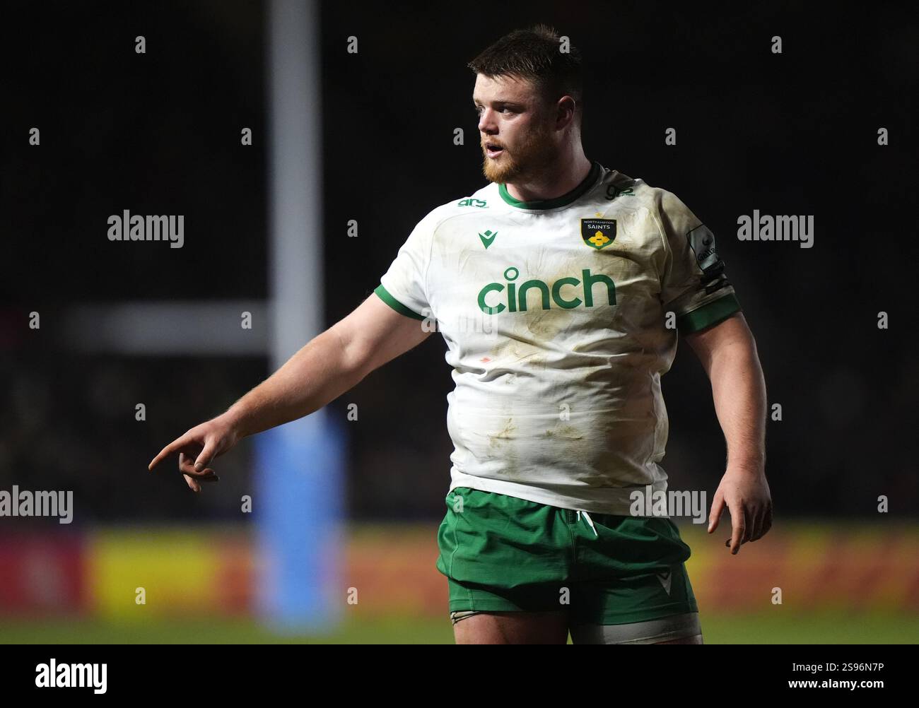 Northampton Saints' Luke Green during the Gallagher Premiership match ...