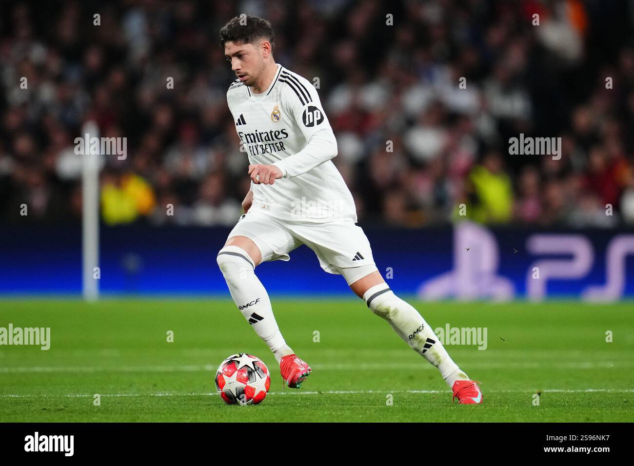 Fede Valverde of Real Madrid during the UEFA Champions League match ...