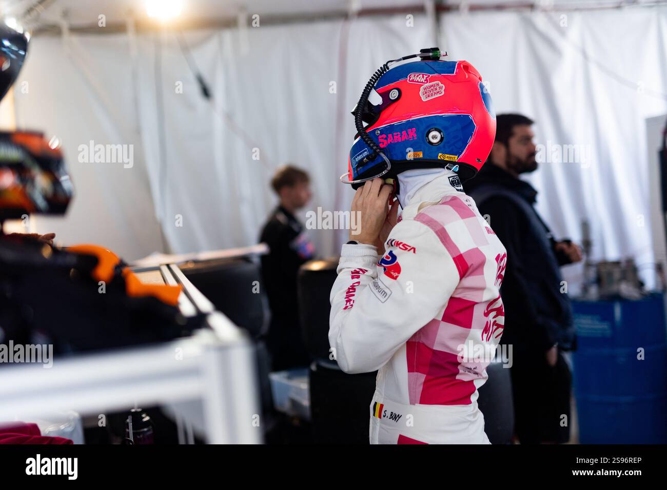 Sarah BOVY (bel), Iron Dames, Porsche 911 GT3 R (992), portait during ...