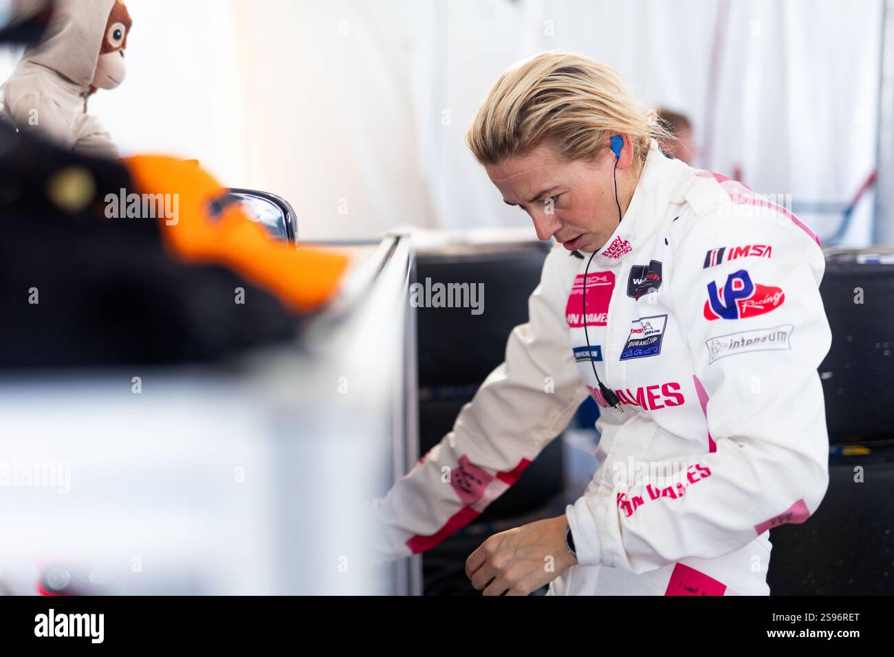 Sarah BOVY (bel), Iron Dames, Porsche 911 GT3 R (992), portait during ...