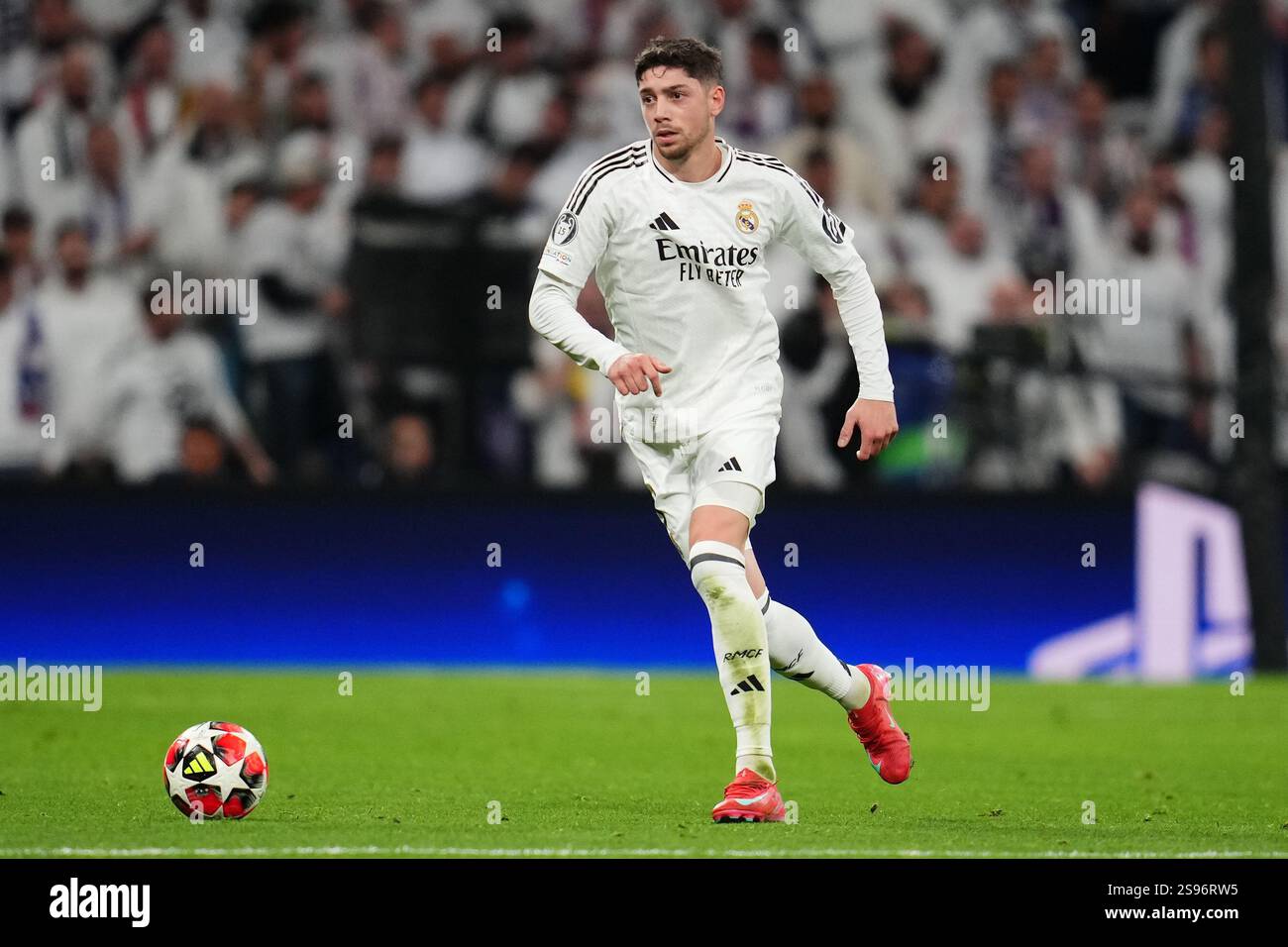 Fede Valverde of Real Madrid during the UEFA Champions League match ...
