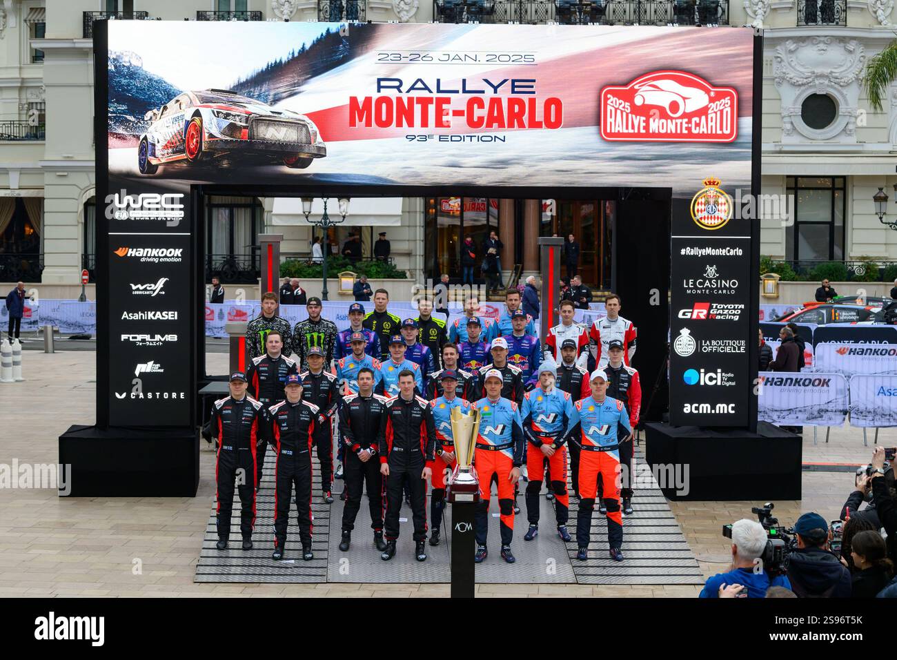 Family Photo in Monte Carlo In Ceremonial Start In Monaco ,During Fia ...