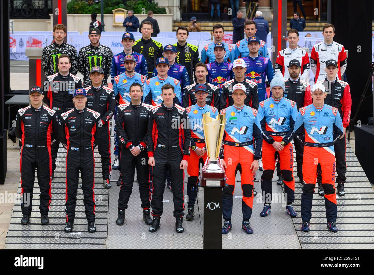 Family Photo in Monte Carlo In Ceremonial Start In Monaco ,During Fia ...