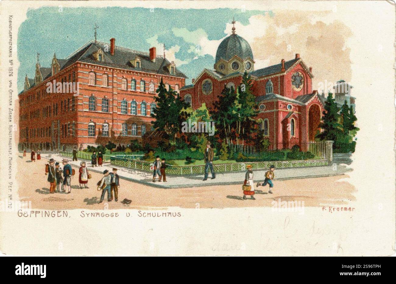 Goppingen, Synagoge u. Schulhaus Stock Photo - Alamy
