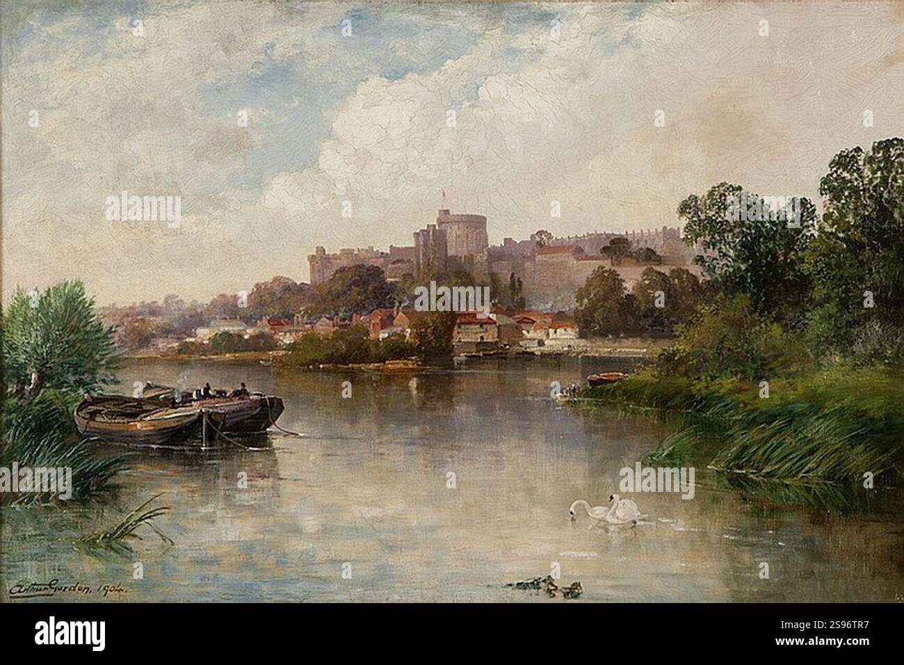 Gordon Arthur Meadows - 'Windsor Castle', signed and dated lower left ...