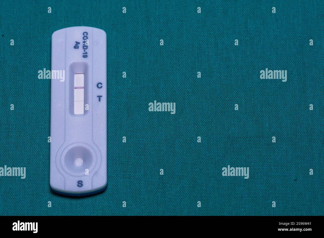 COVID-19 rapid antigen test showing invalid result Stock Photo - Alamy