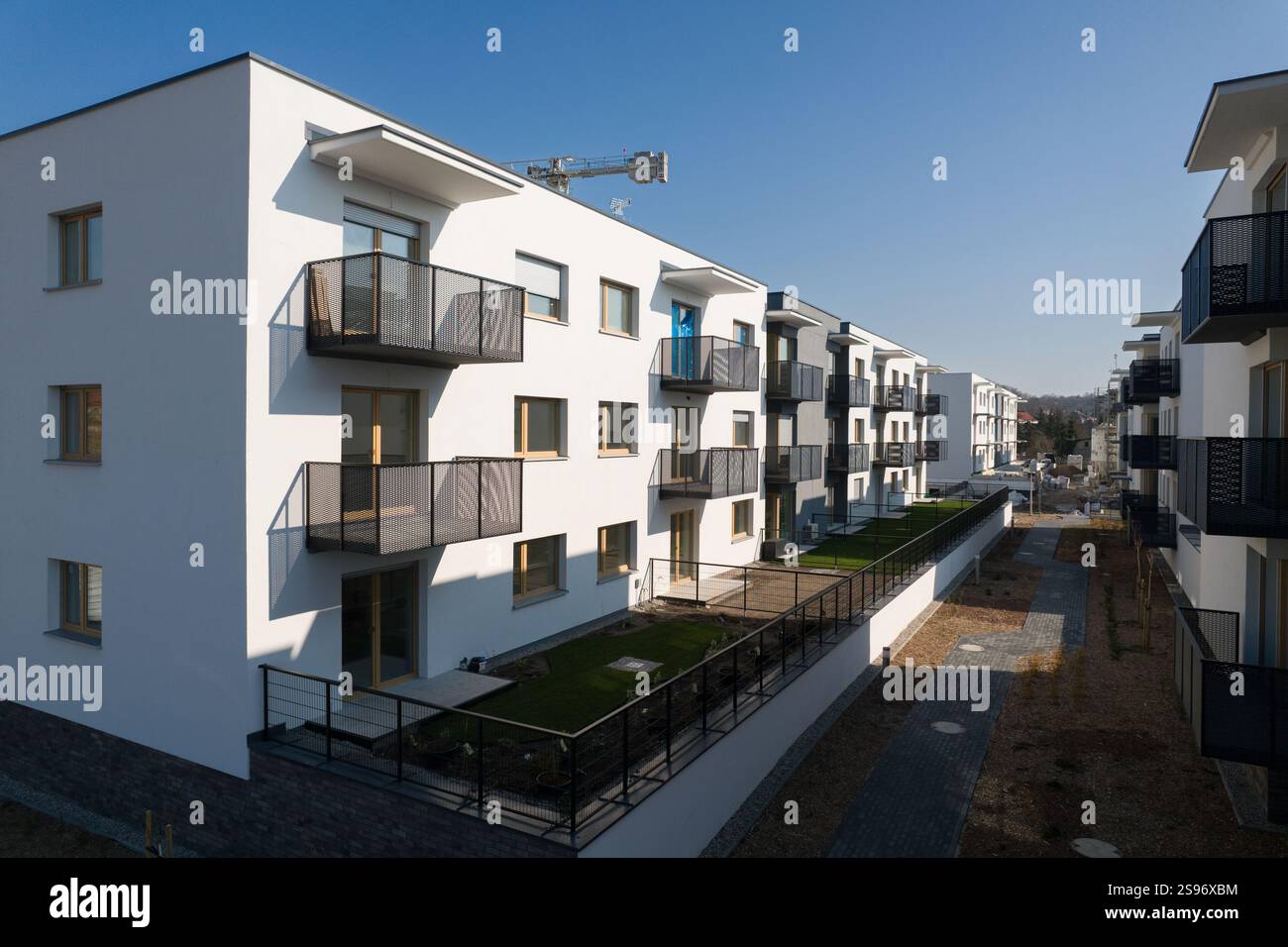 New development modern residential buildings hi-res stock photography ...