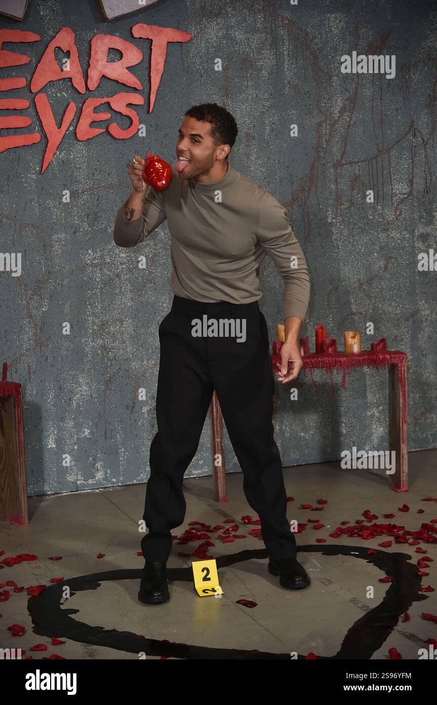 Mason Gooding poses during a photo call for "Heart Eyes" on Tuesday ...