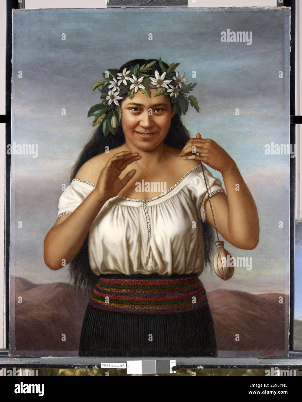 Gottfried Lindauer (1839-1926) - Terewai Horomona (b.1866 Stock Photo ...