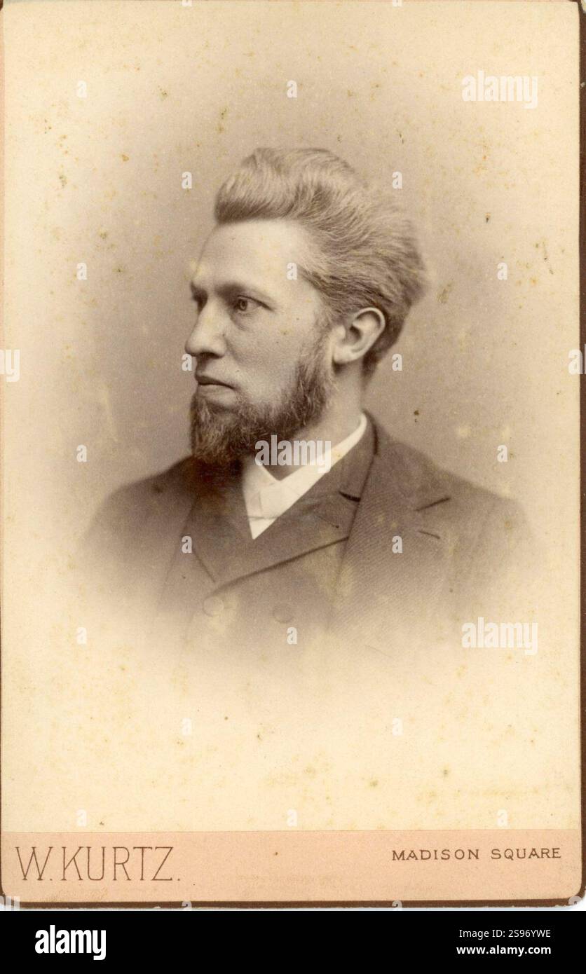 Gottlieb Cleopas Berkemeier (1855-1924) headshot Stock Photo - Alamy