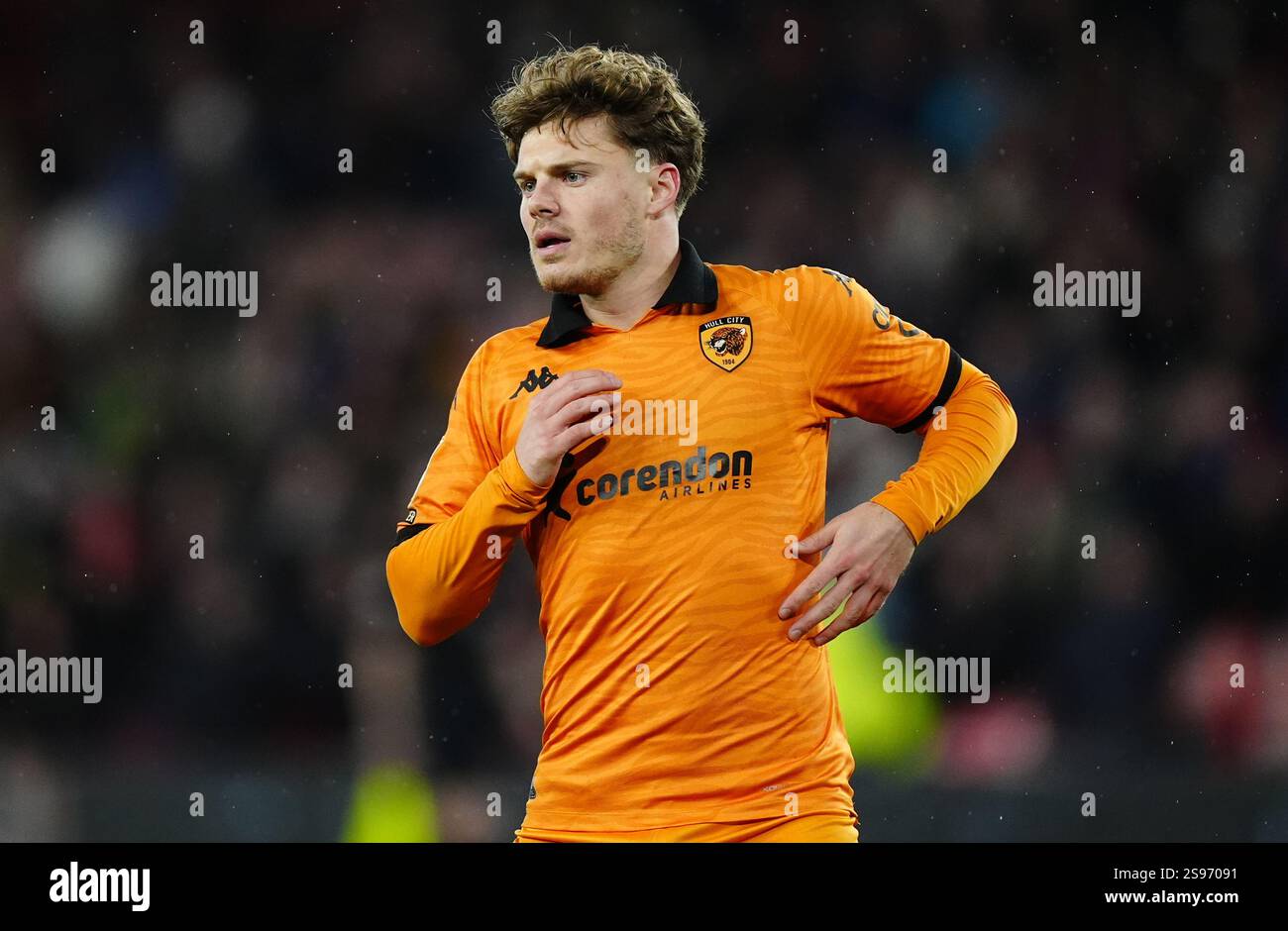 Hull City's Regan Slater during the Sky Bet Championship match at ...