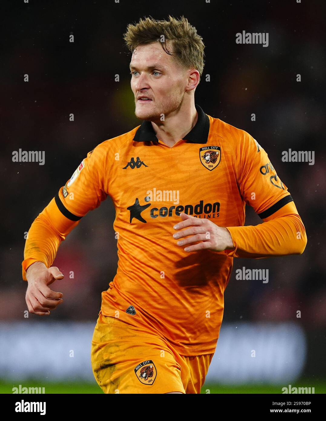 Hull City's Sean McLoughlin during the Sky Bet Championship match at ...