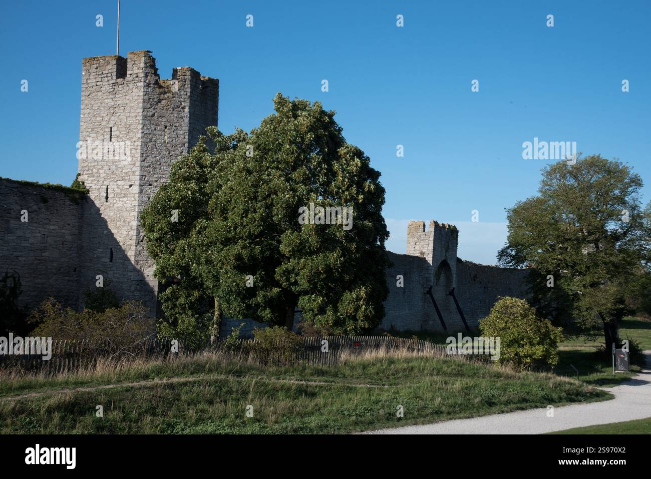 Visby is a medieval town on the Swedish island of Gotland with a well ...