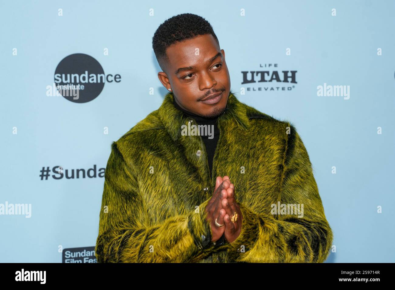 Stephan James attends the premiere of "Ricky" during the Sundance Film ...
