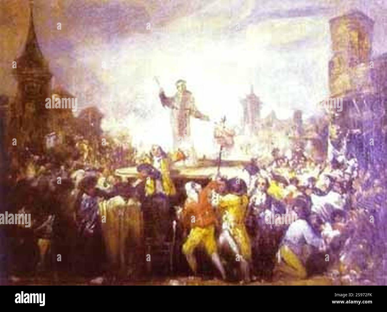 Goya - El motín de Esquilache, Ca. 1767 - 1770, Colección particular ...