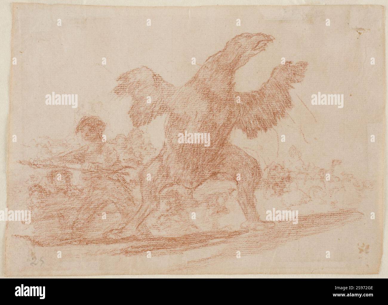 Goya - El buitre carnívoro Stock Photo - Alamy