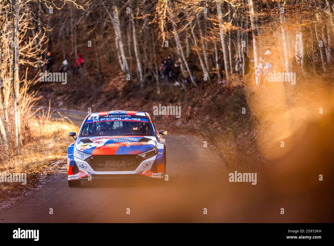 25 Charles MUNSTER, Loris PASCAUD, Hyundai i2ON Rally2, action during ...