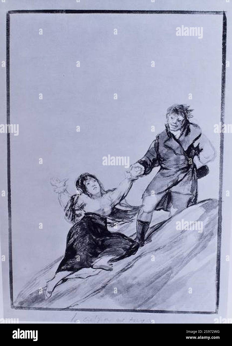 Goya - La culpa es tuya, Colección particular, París, Ca. 1816 - 1820 ...
