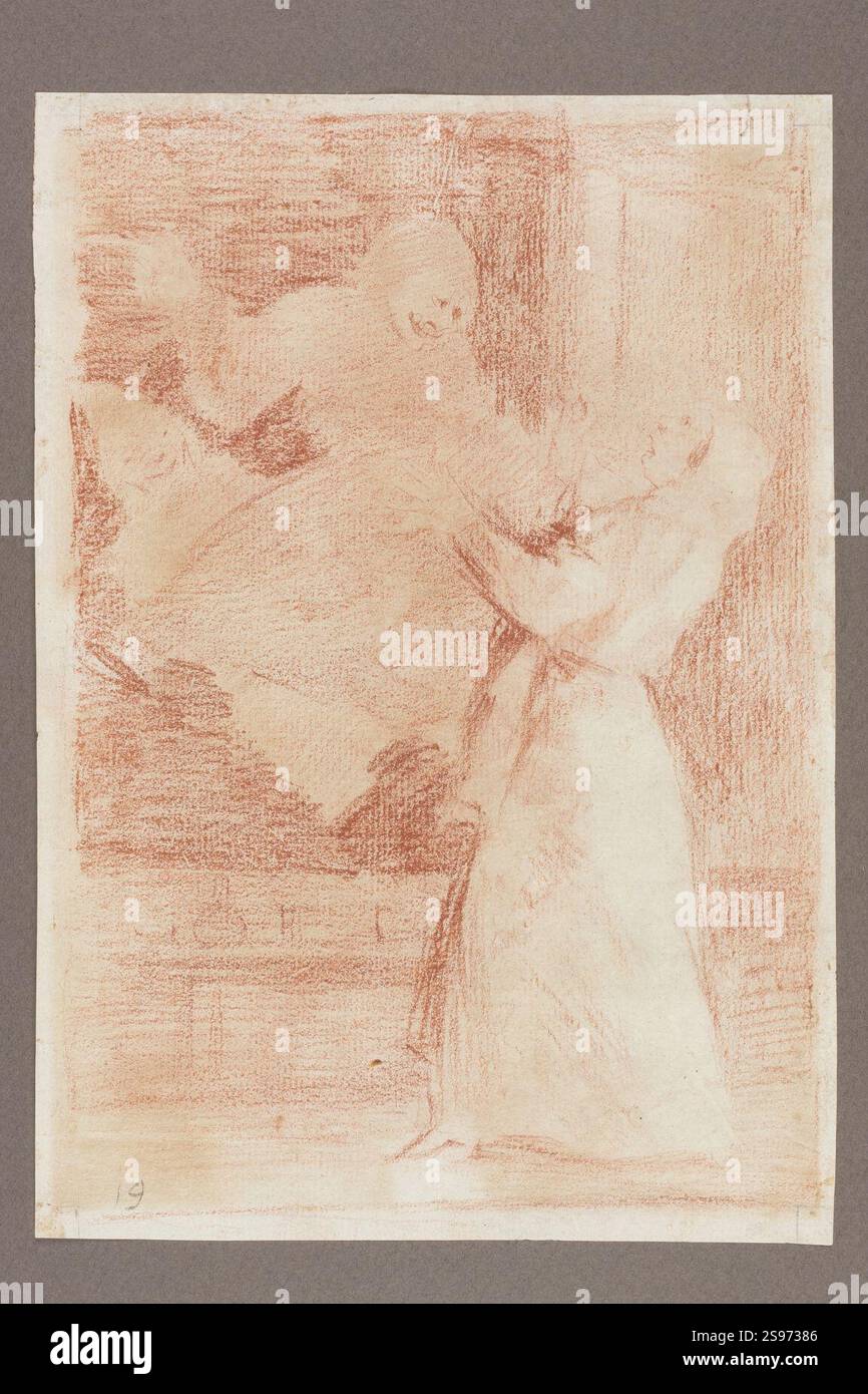 Goya - No grites, tonta Stock Photo - Alamy