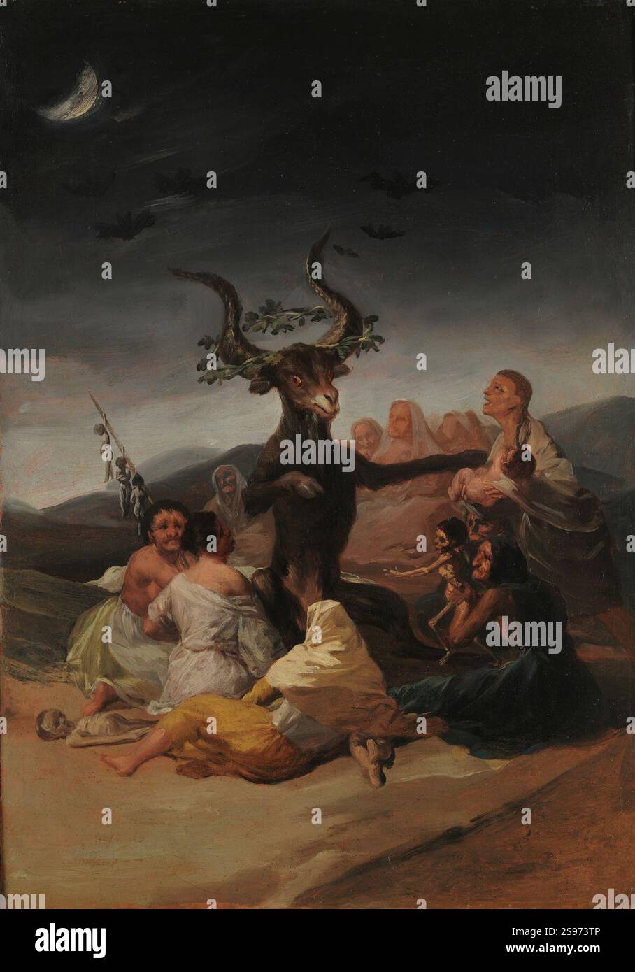 Goya - Witches Sabbath Stock Photo - Alamy