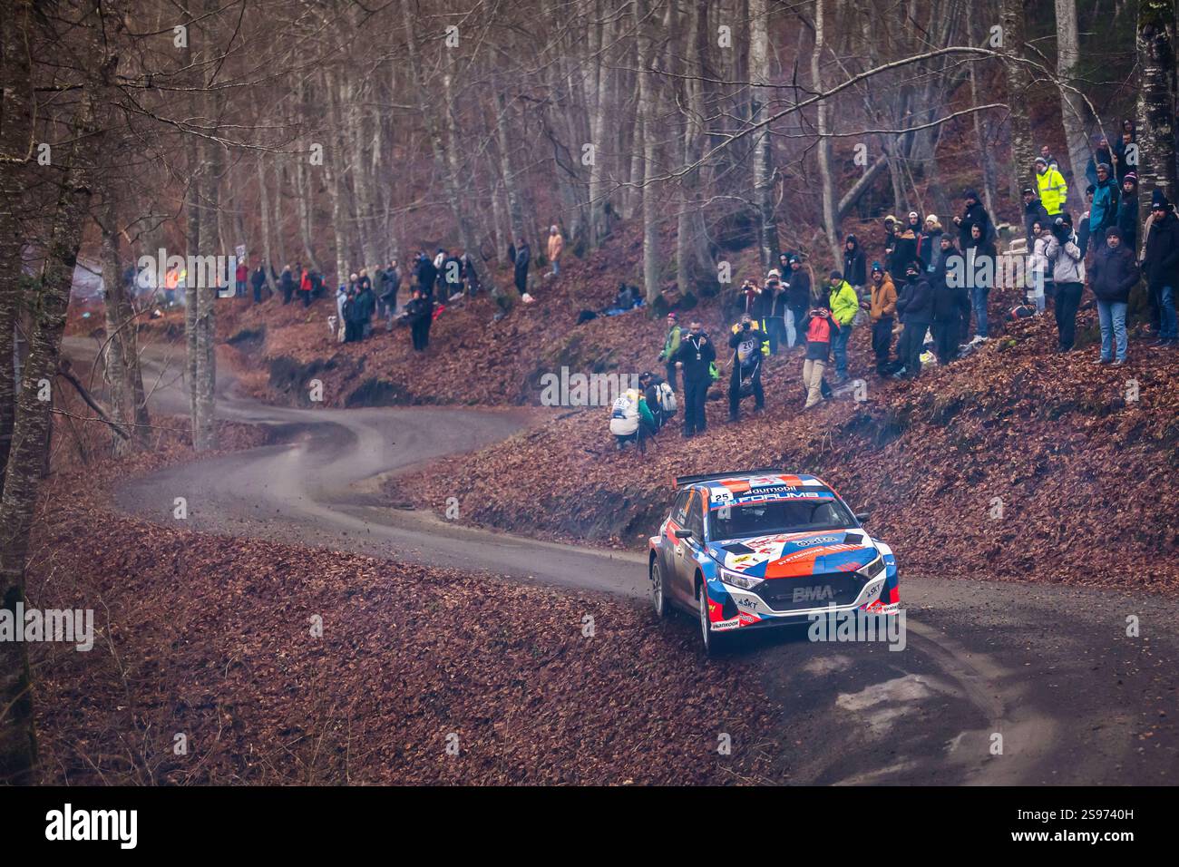 25 Charles MUNSTER, Loris PASCAUD, Hyundai i2ON Rally2, action during ...