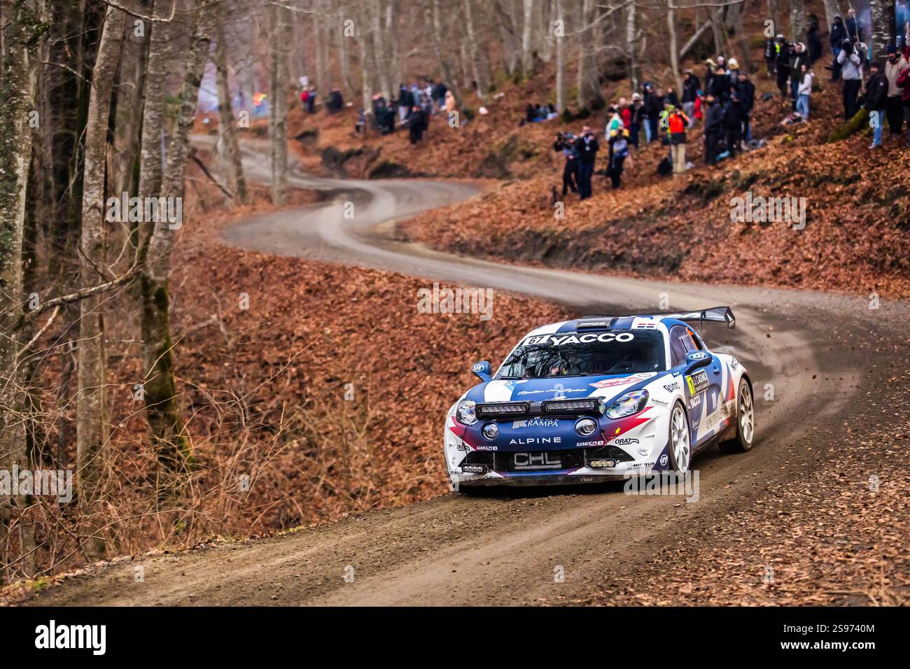 67 Raphaël ASTIER, Denis GIRAUDET, Alpine A110 RGT, action during the ...