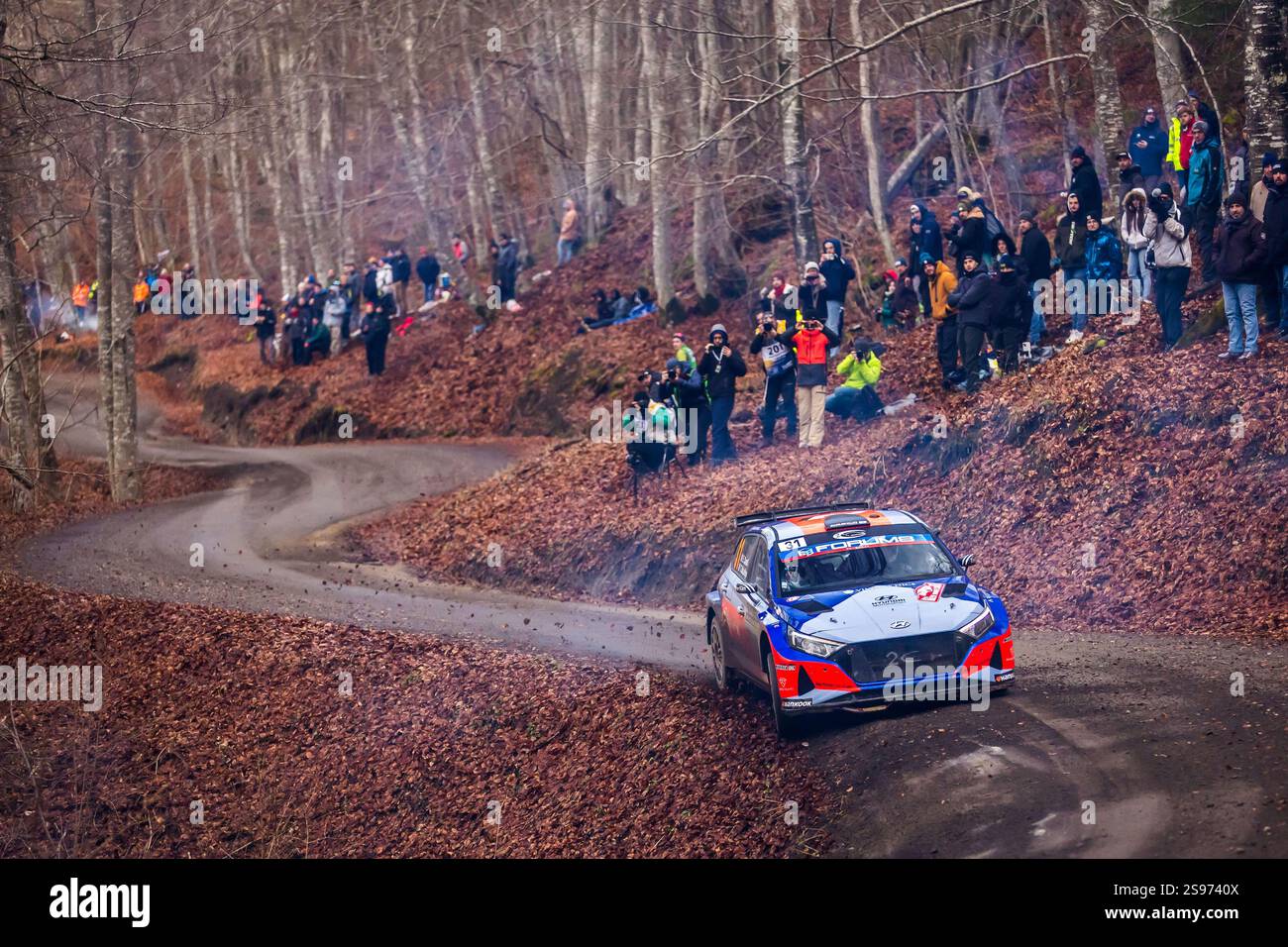 31 Eric CAMILLI, Thibault DE LA HAYE, Hyundai i2ON Rally2, action ...