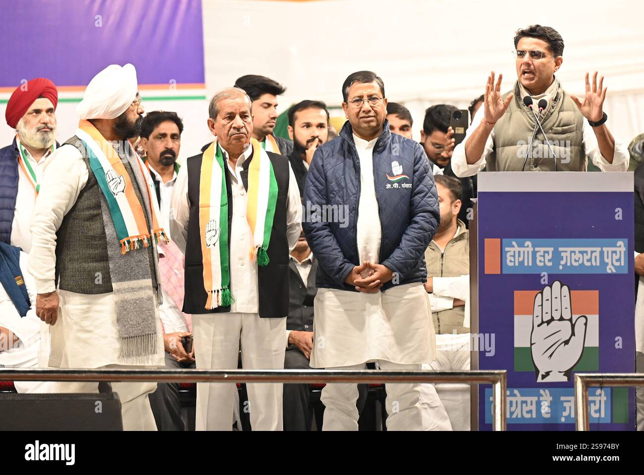 NEW DELHI, INDIA - JANUARY 24: AICC General Secretary Sachin Pilot ...