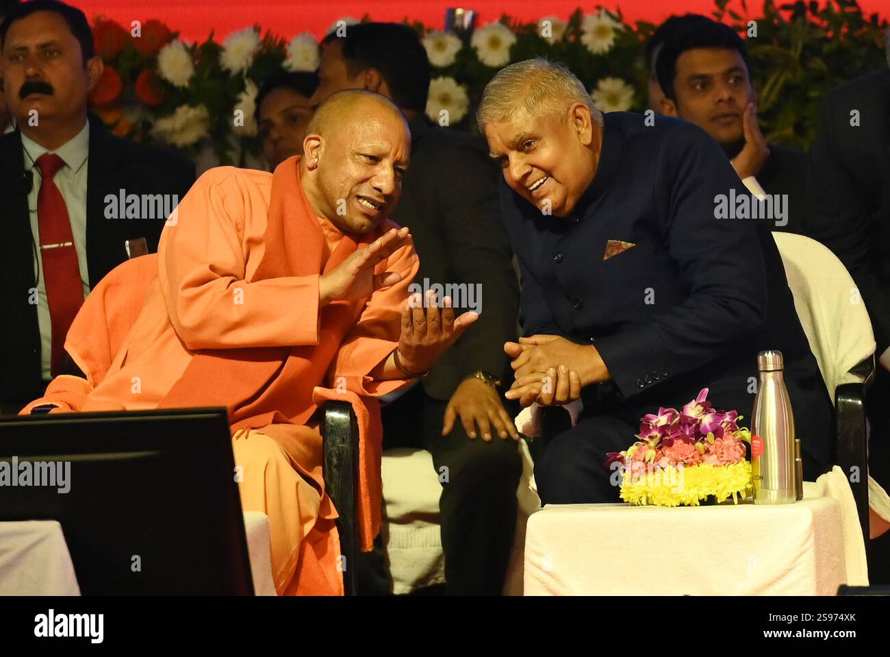 LUCKNOW, INDIA - JANUARY 24: Vice President of India Jagdeep Dhangad ...