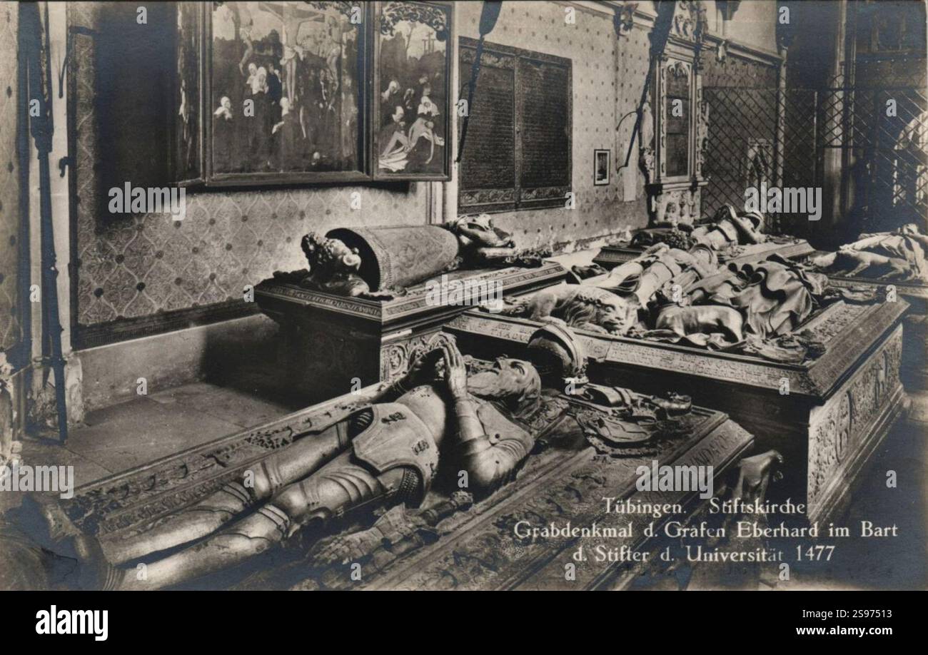 Grabdenkmal des Eberhard im Barte Stock Photo - Alamy