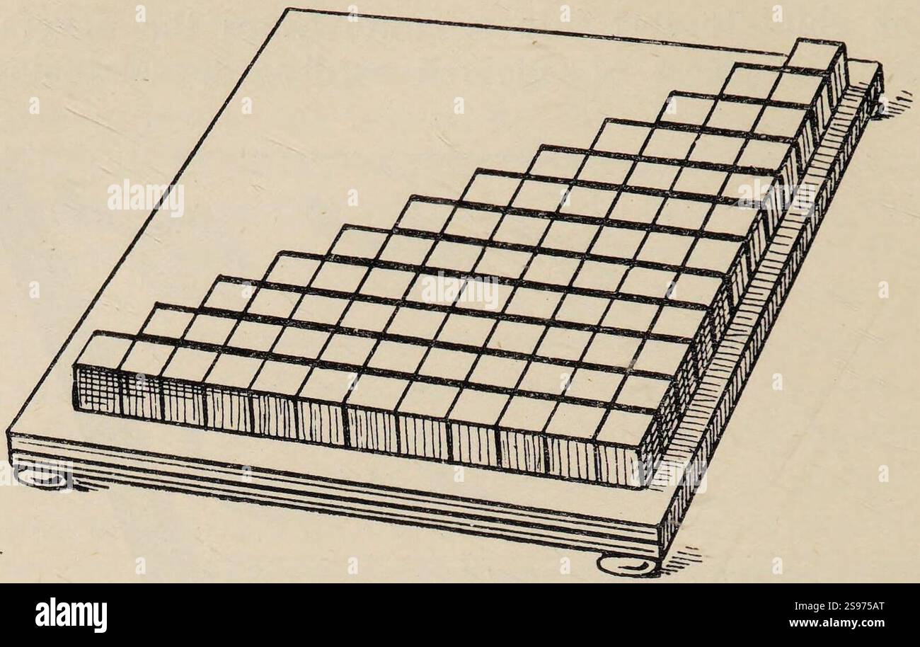 Graduated Wooden Rods Stock Photo - Alamy