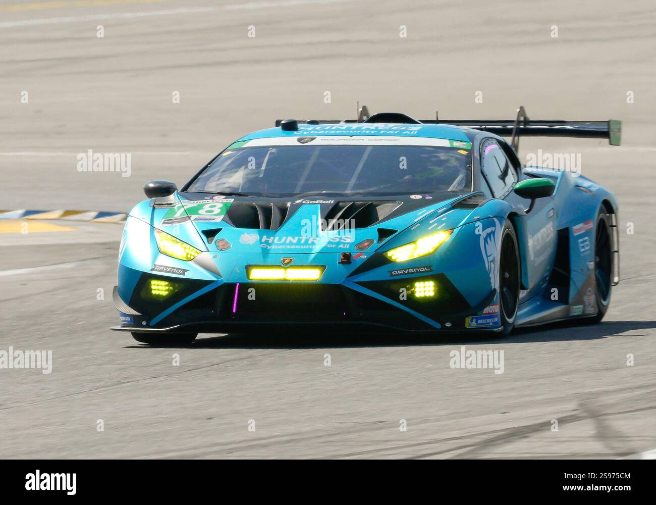 DAYTONA, FL - JANUARY 24: (78) GTD Driver Misha Goikhberg, Mario ...