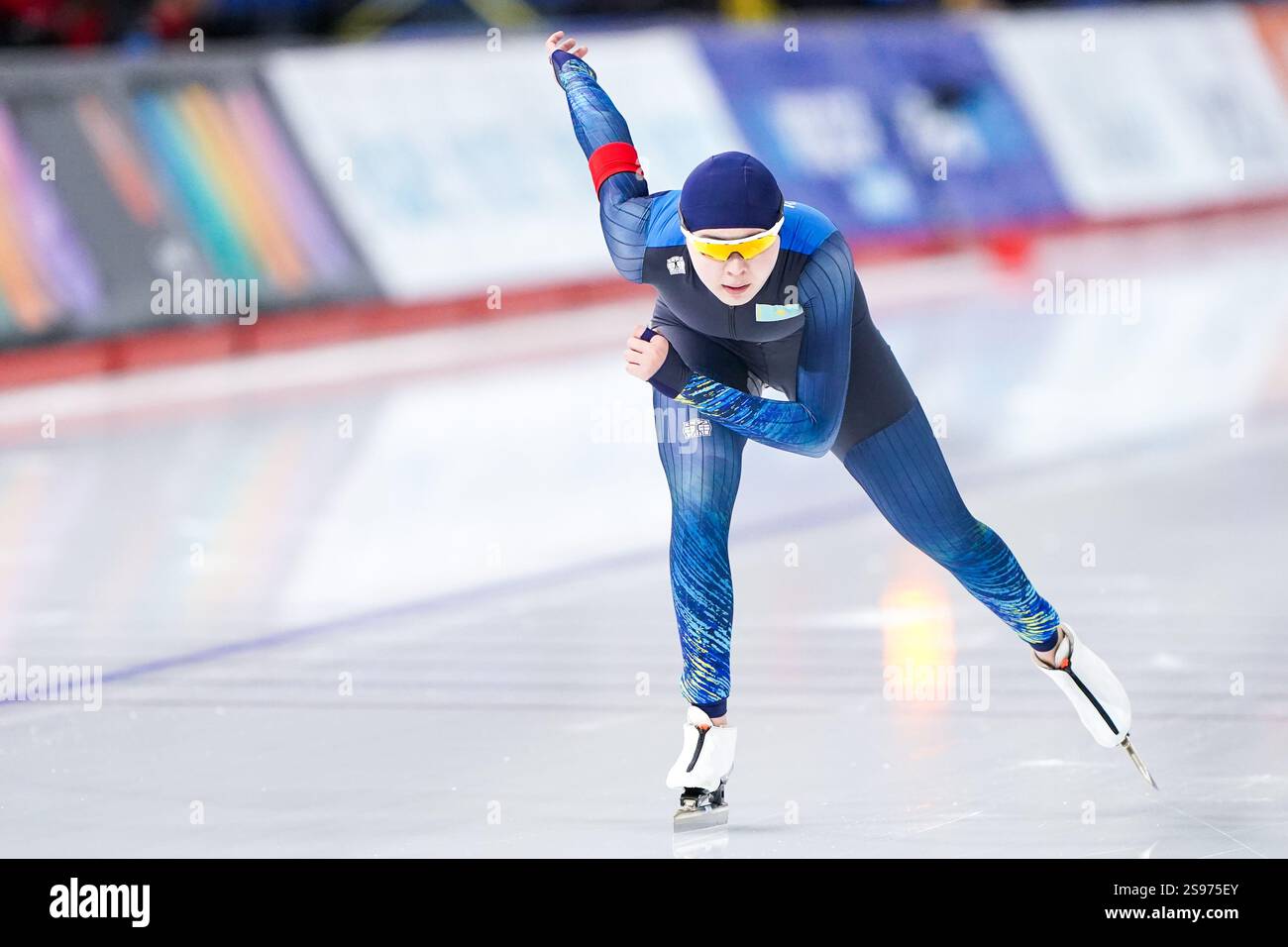 CALGARY, CANADA - JANUARY 24: Kristina Shumekova of Kazakhstan ...