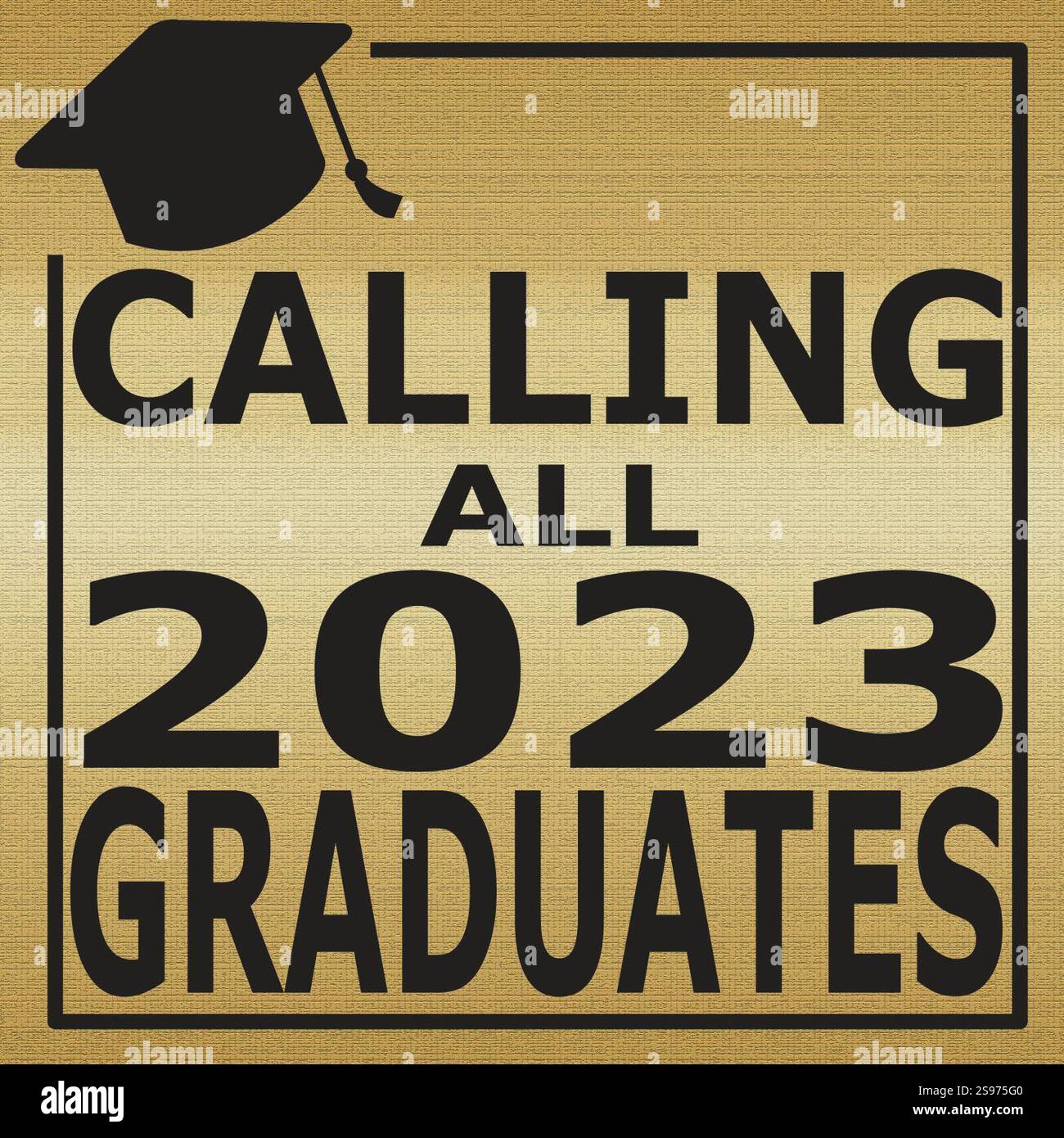 Graduation Notice Graphic (7636776 Stock Photo - Alamy