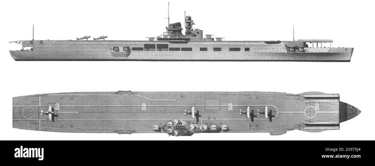 Graf Zeppelin class drawing Stock Photo - Alamy