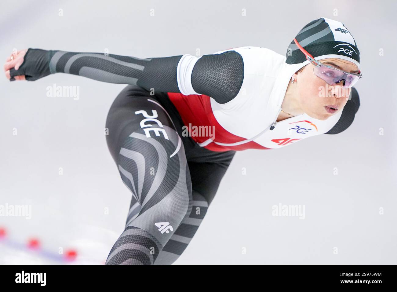 CALGARY, CANADA - JANUARY 24: Kaja Ziomek-Nogal of Poland competing ...