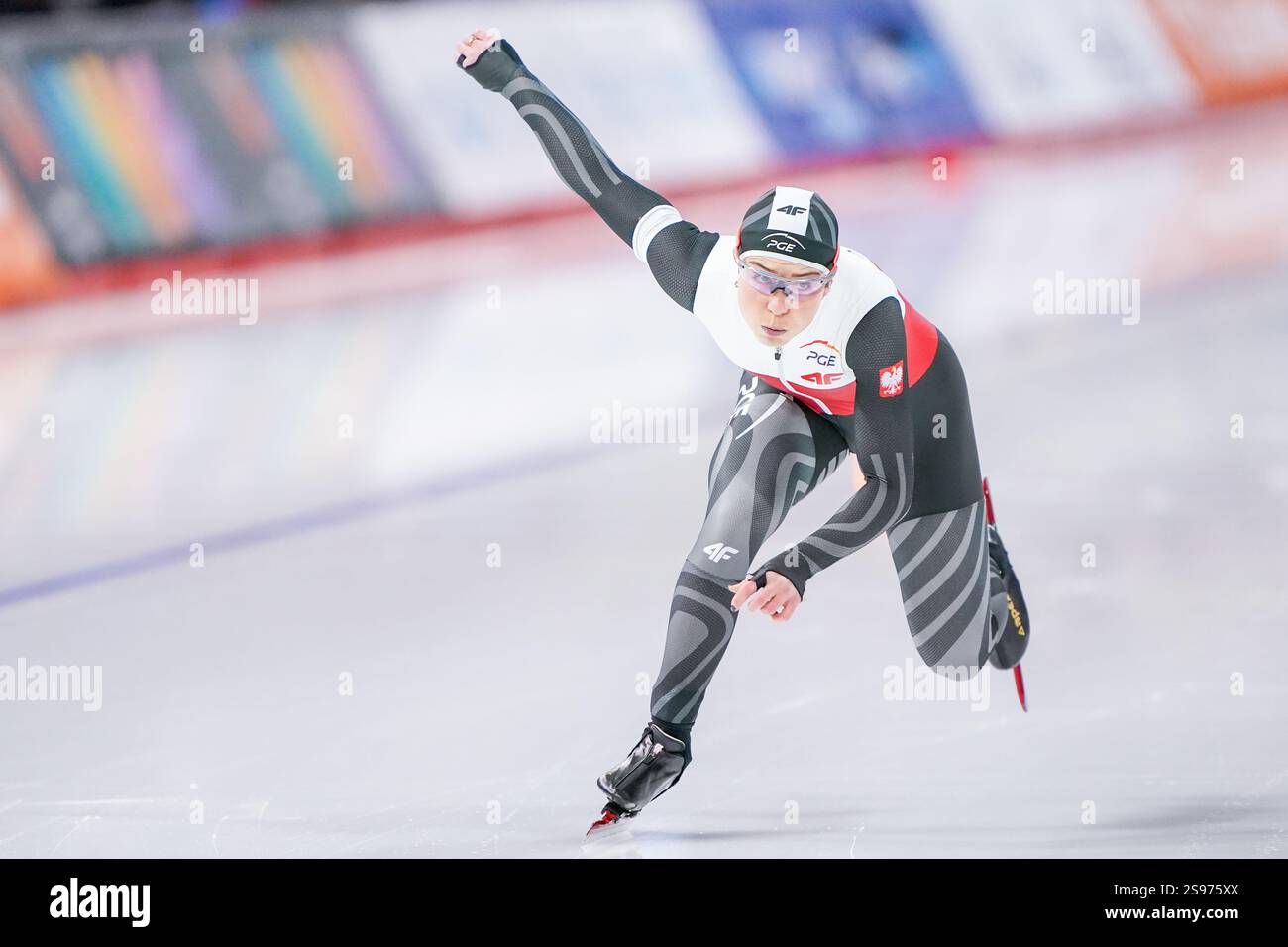 CALGARY, CANADA - JANUARY 24: Kaja Ziomek-Nogal of Poland competing ...