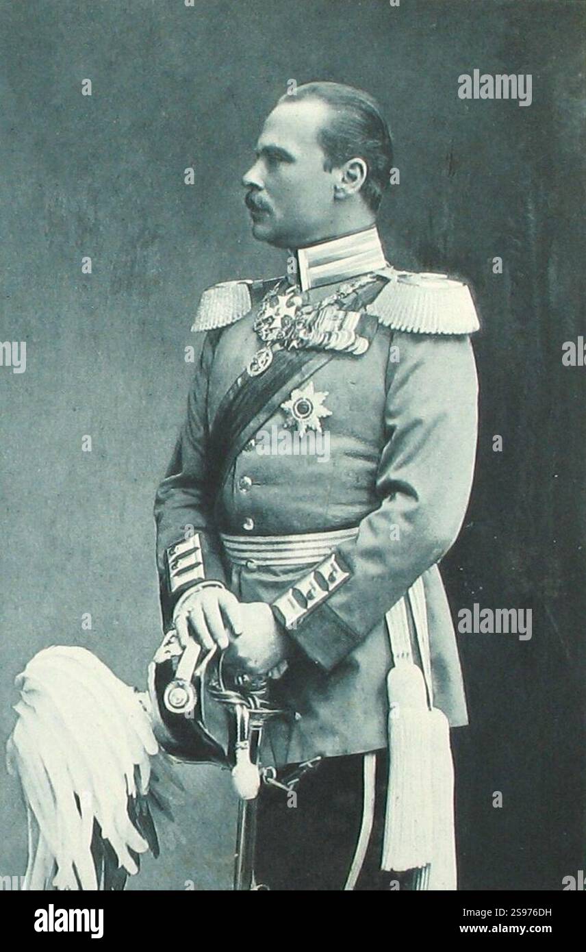 Grand Duke Ernst Ludwig and his wife, Eleonore (cropped 2 Stock Photo ...