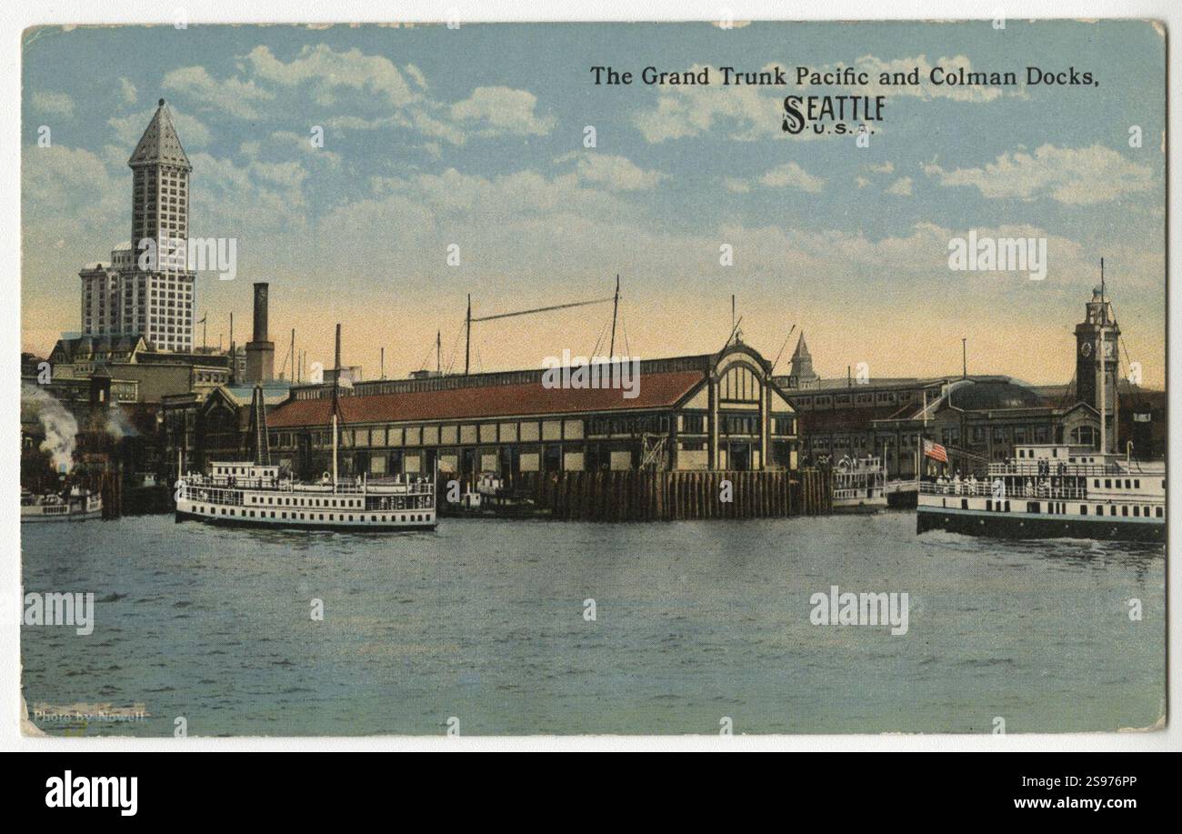 Grand Trunk Pacific and Colman Docks, ca. 1915 - DPLA ...