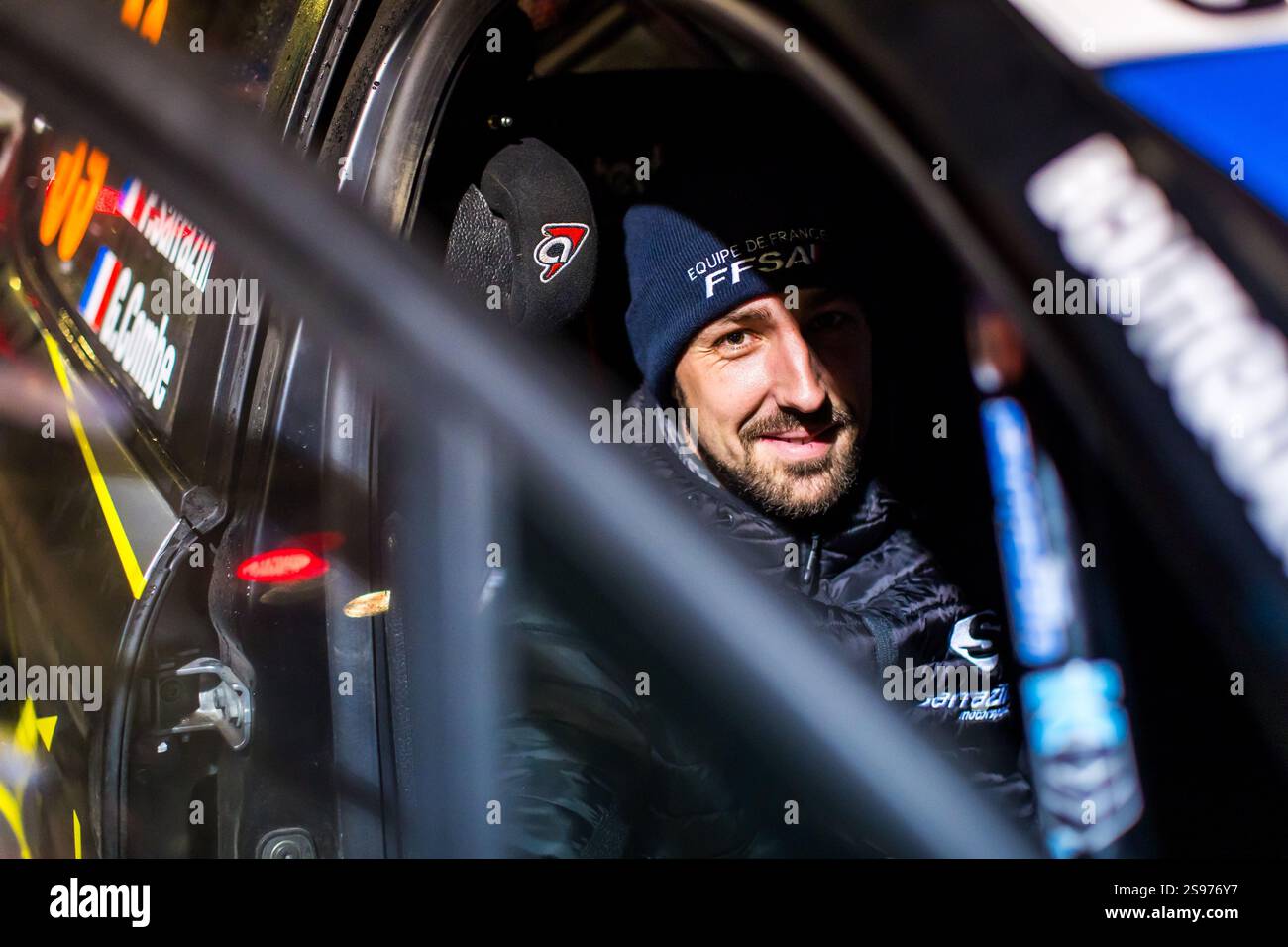 SARRAZIN Pablo, Geoffrey COMBE, Citroen C3 Rally2, portrait during the ...