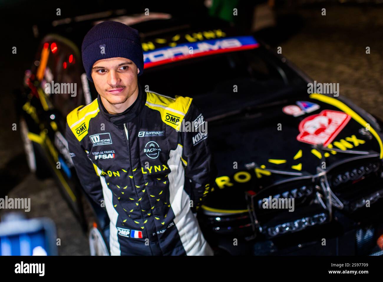 SARRAZIN Pablo, Geoffrey COMBE, Citroen C3 Rally2, portrait during the ...