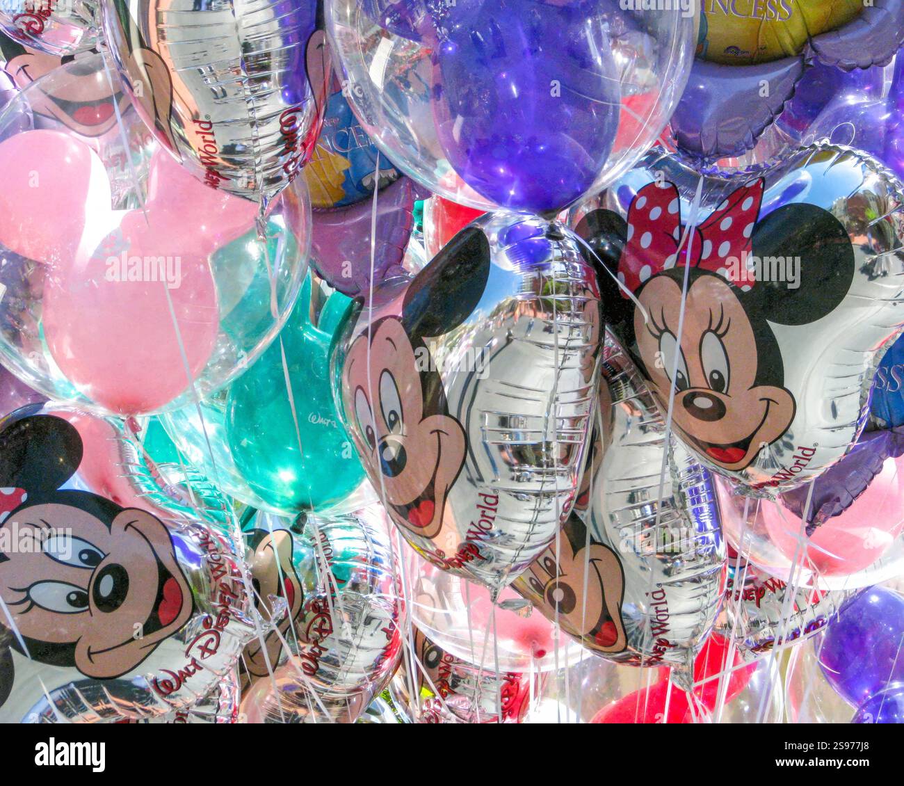 Mickey Mouse balloons at Disney World Stock Photo - Alamy