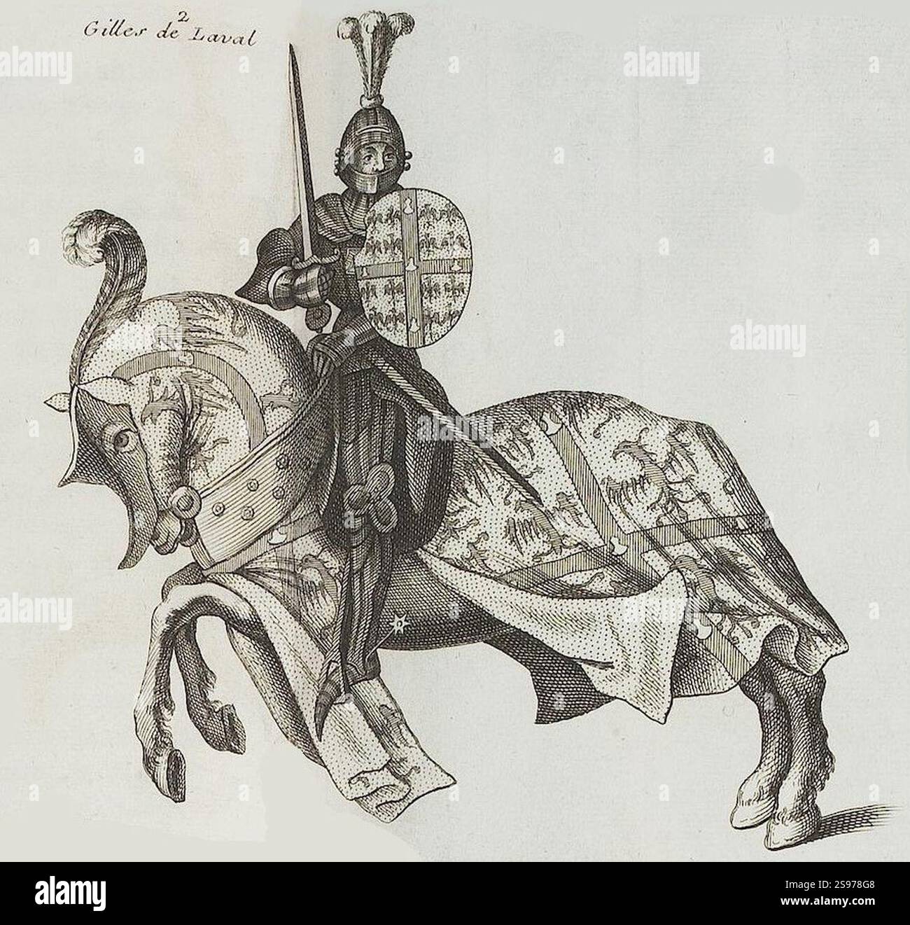 Gravure gilles de rais Stock Photo - Alamy