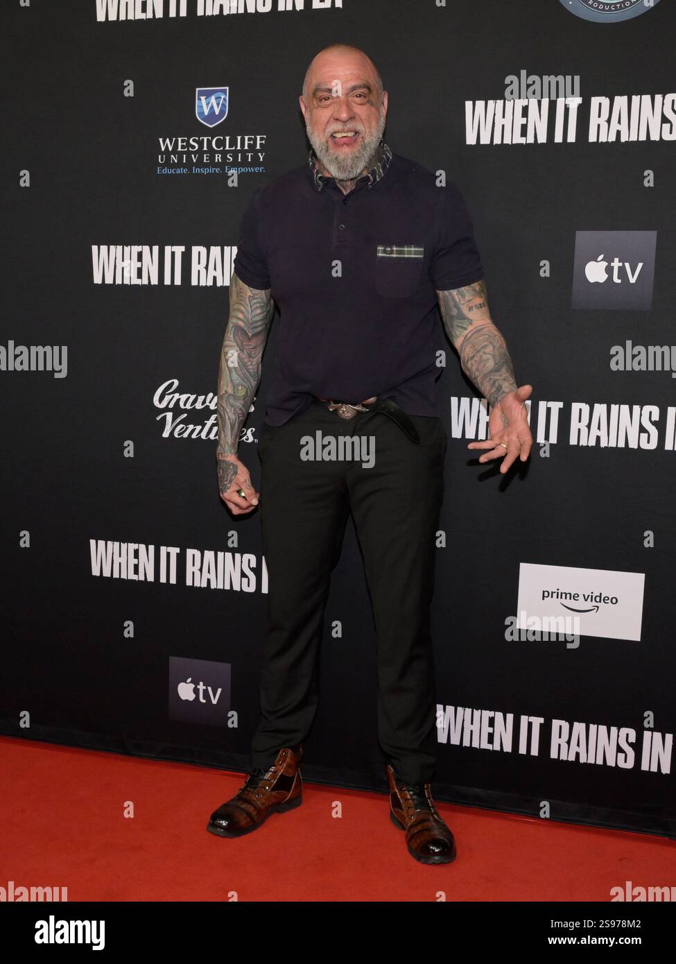 January 23, 2025, Hollywood, California, USA: Mike Ferguson attends Los ...