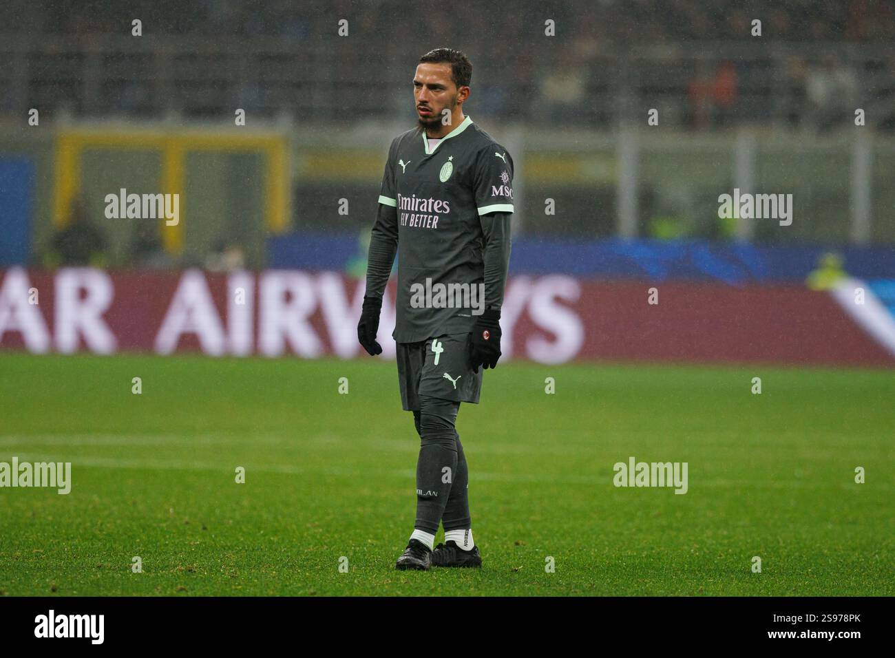 Ismael Bennacer seen during UEFA Champions League game between teams of ...