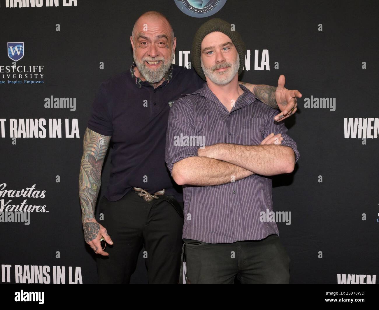 January 23, 2025, Hollywood, California, USA: Mike Ferguson and David ...