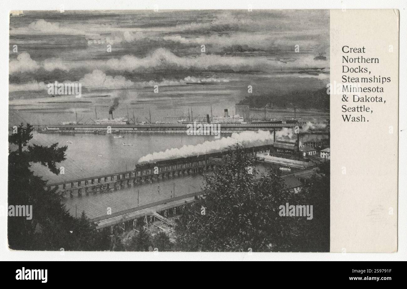 Great Northern Docks, ca. 1905 - DPLA ...