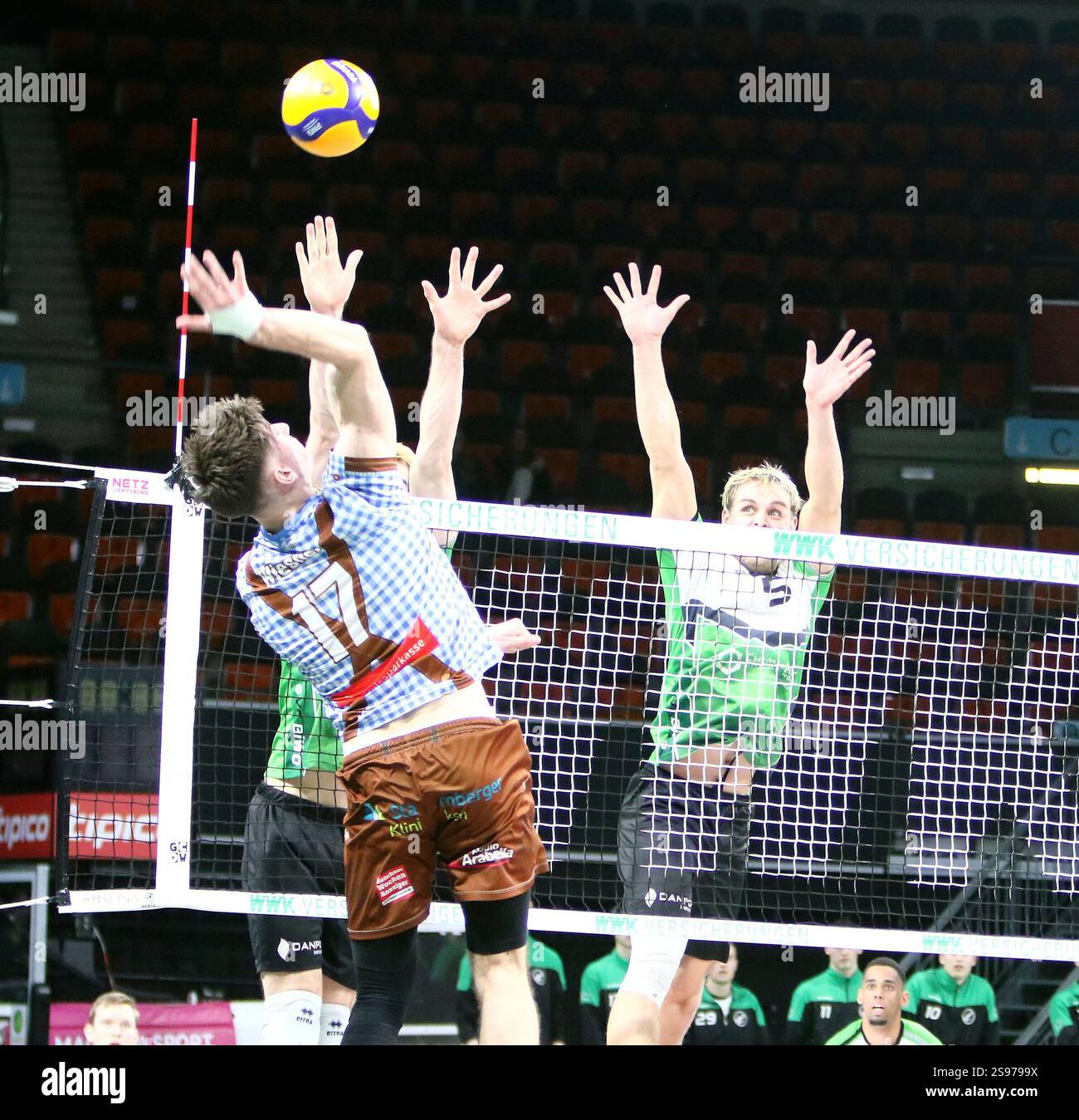 von links Jannes WIESNER (Herrsching), Luca BRIRUP (Bitterfeld), He ...